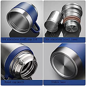 MMLLZEL 316 Stainless Steel Outdoor Thermos Large Capacity Portable Double Wall Vacuum Flask Insulated Tumbler 48 Hour (Color : 750ml)