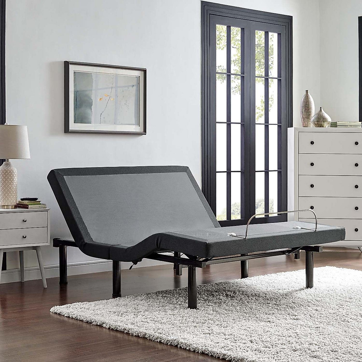 Modway Transform Split Queen Adjustable Bed Frame Base with Independently Operating Wireless Remote