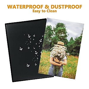 Mingting Magnetic Picture Frames 15 Packs-Fridge Magnetic Photo Frames-Holds 4 x 6 Inches Photos,Black