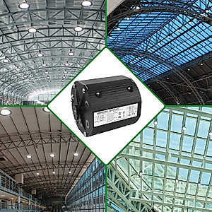 40W Emergency LED Driver AC Input 100-347V Output DC170V Emergency Backup Battery Emergency Driver for UFO LED HIGH Bay Light UL Listed. (40W-170VDC (4 Pack）)