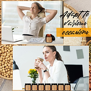 MTLEE 24 Pcs Thank You Candles 3.5 oz Candles Christmas Gift Employee Appreciation Gifts Proud of You Graduation Gifts Inspirational Jar Candles for Teacher Coworker Nurse Mom(Stylish Style)