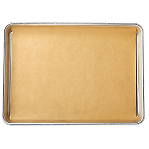 Juvale 200-Pack Precut Parchment Paper Sheets 12 x 16 inches, Unbleached Brown Nonstick Liners for Half Sheet Pan for Baking, Cooking, Grilling, Air Fryer, Steaming, and Wrapping Food, Heavy Duty