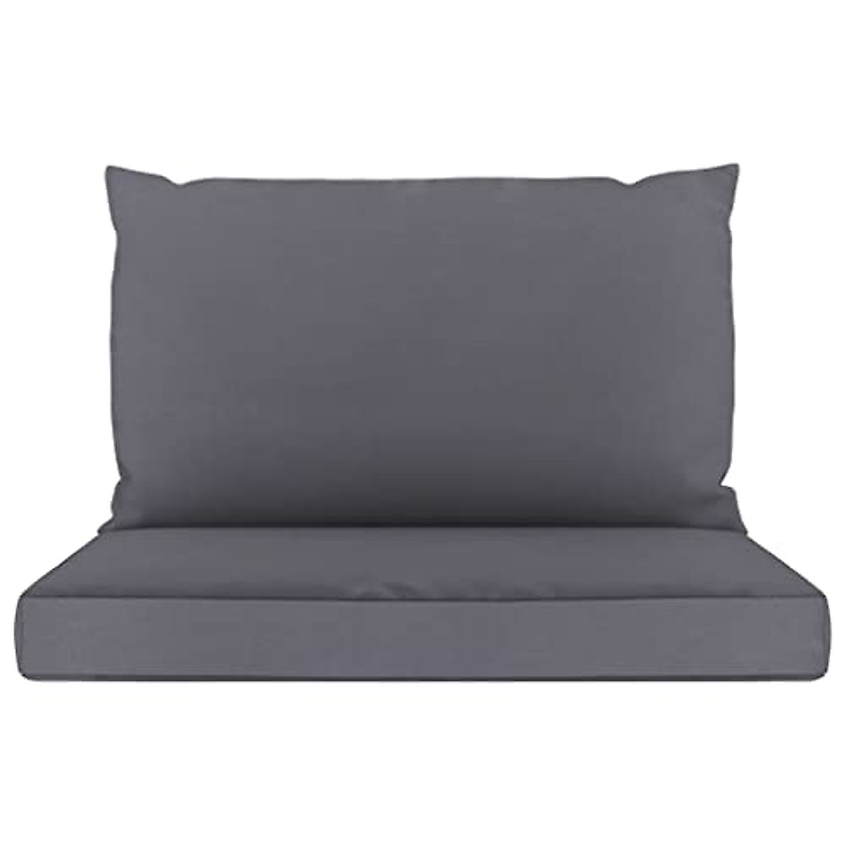imasay Pallet Sofa Cushions 2 pcs Anthracite Fabric,Weight 1,8