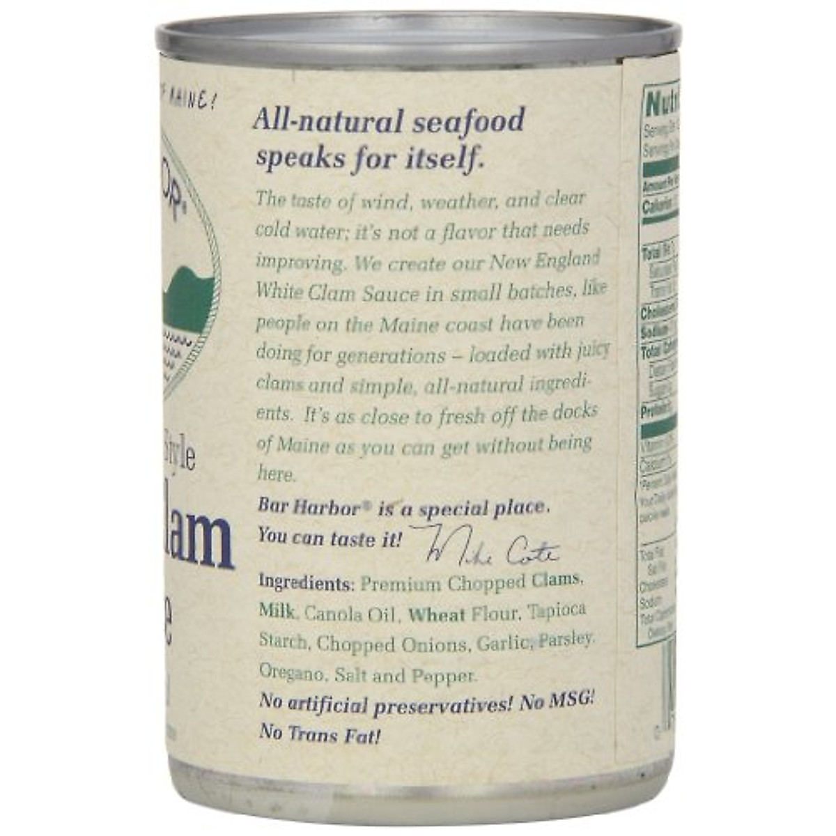 Bar Harbor White Clam Sauce, 10.5 oz. (Pack of 6)