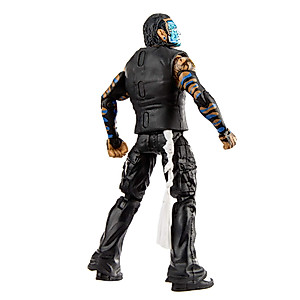 WWE Jeff Hardy Elite Collection Action Figure, 6-in Posable Collectible Gift for WWE Fans Ages 8 Years Old & Up [Colors May Vary]