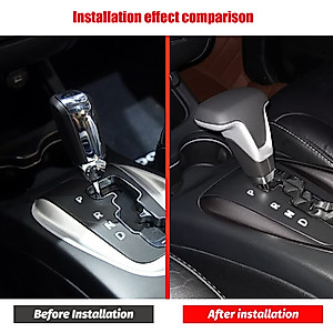 LEOHUNPAIL Gear Shift knob Automatic Accessories Compatible with Dodge, Chrysler 300C, Fiat