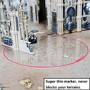 Jucoci Objective Point Markers 6PCS Set Objective Marker Compatible with WH40k Wargame (Miniature Not Included)
