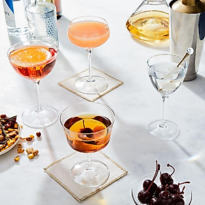 Bormioli Rocco Novecento Stemware Fizz Glass, Set of 4, 4 Count (Pack of 1), Clear