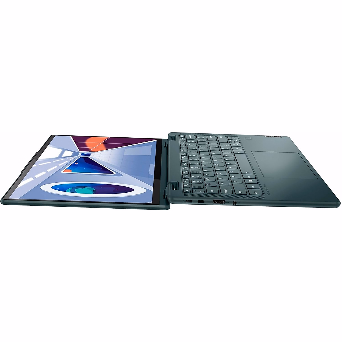 Lenovo Yoga 6 Touch 2-in-1 Laptop, 13.3" WUXGA Display, AMD Ryzen 5 7530U (Beat i7-11600H), 8GB RAM, 2TB PCIe SSD, Backlit KB, FP Reader, WiFi 6, USB-C, HDMI, PDG HDMI Cable, Win 11 Pro, Dark Teal