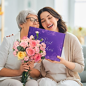 Mothers Day Gifts for Mom,Wine Tumbler For Mom From Daughter,Son,Kids,Gifts for Mom with Blanket for Birthday,Christmas Gift Basket for Mother-in-law with Tumbler,New Mom Gifts for Wife from Husband