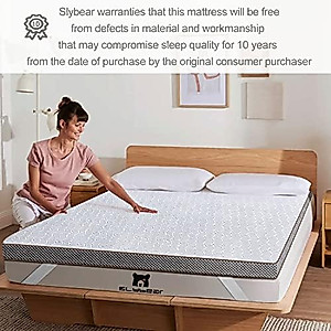 Slybear 3 Inch Memory Foam Mattress Topper Queen Cooling Gel Mattress Topper for Queen Size Bed with Non-Slip Removable Washable Cover, Pressure Relief Ventilated Mattress Pad
