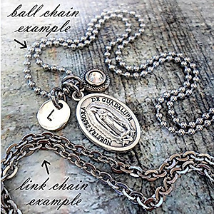 St. Elizabeth Ann Seton Necklace, Keychain or Clip, Swarovski Birthstone Crystal, Initial Charm, Patron Saint, Confirmation Gift, Catholic Jewelry