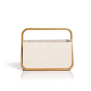 Prym Fold & Store, Gray Craft Storage Basket, 45 x 27 x 37 cm, Natural