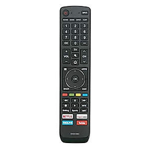 EN3V39H Replaced Remote fit for Hisense TV 55H6E 55R6000E 49H6E 65H6E 65H6080E 65R6E 65R6070E 50H6080E 50H6E 55EU6070 55H6080E 55R6000 55R6000E 55R7E 55R6E 55R6040E