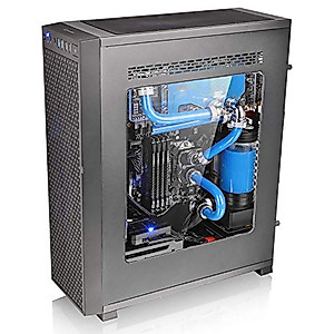 Thermaltake Core G3 Black Slim Small Form Factor ATX Perforated Metal Front and Top Panel Gaming Computer Case 2.0 Edition with Two 120mm Front Fan Pre-Installed CA-1G6-00S1WN-A0