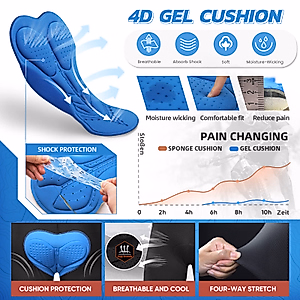 Hiauspor Men's Padded Mountain Bike Shorts MTB Loose Fit Quick Dry Cycling Shorts Biking for Men with 5 Pockets(Army Green,Medium)