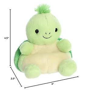 Aurora® Adorable Palm Pals™ Tiny Turtle™ Stuffed Animal - Pocket-Sized Play - Collectable Fun - Green 5 Inches