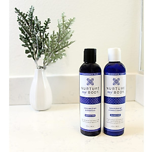 Fragrance-Free Shampoo & Conditioner | 8 oz. | Nurture My Body's Sulfate Free and Fragrance-Free Everyday Shampoo and Conditioner with all-natural, soothing ingredients, yet no harsh chemicals.