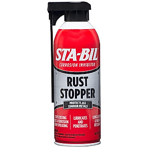 STA-BIL Rust Stopper Anti-Corrosion Spray and Antirust Lubricant and CRC Evapo-Rust Heavy-Duty Rust Remover
