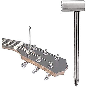 3 Size Guitar Truss Rod Wrench Guitar Neck Box Repair Adjustment Wrench with Cross Screwdriver 6.35mm 7mm 8mm(Black)