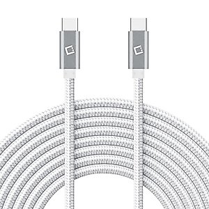 Dual USB-C/PD 60W Fast Charging Cord Compatible with OnePlus Nord N20 5G Plus 5Gbps Data Transfer for Power Delivery Hi Capacity Charging (Black)