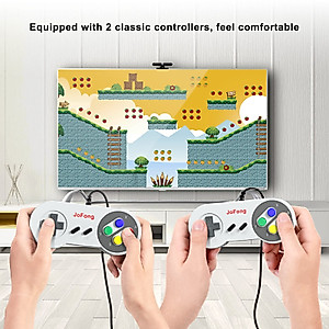 JoFong Retro Classic Controller, Suitable for AV 620, HD 621 HD 821 Classic Game Consoles Plug-and-Play Wired Video Gamepad-9 Pin Plug 2 Packs