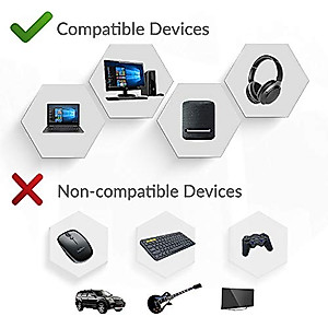 Avantree DG60 Long Range Bluetooth 5.0 USB Audio Adapter for PC Laptop Mac PS4 PS5 Linux, Superior Sound Wireless Audio Dongle for Headphones Speakers, aptX Low Latency, Plug and Play (Audio ONLY)