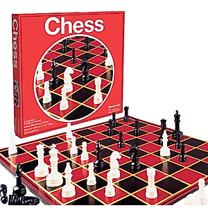 Pressman Toy Chess in Box, Red