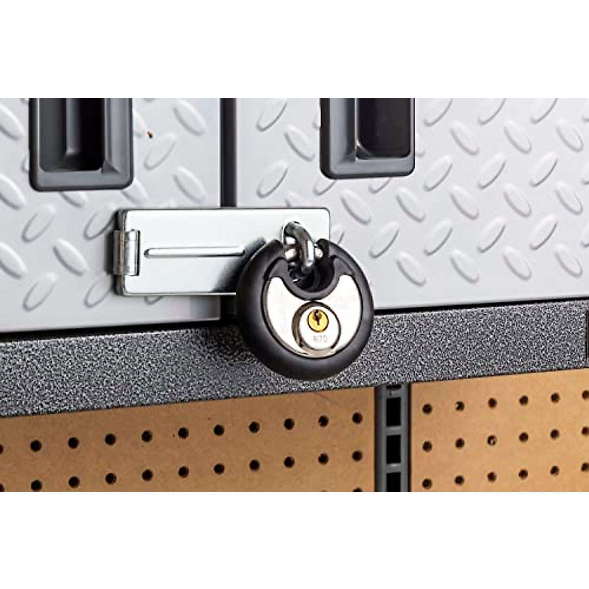 BRINKS - 70mm Commercial Stainless Steel Keyed Discus Padlock - Stainless Steel Body with Stainless Steel Shackle,Black