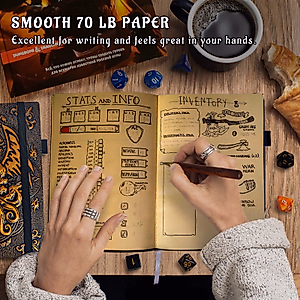 DND Journal Embossed with Cthulhu + Cthulhu Dice Tower for D&D, RPG, Call of Cthulhu, Dungeons and Dragons, Pathfinder