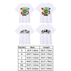 Family Birthday Matching Outfit Baby Girls Dad and Mom Melon Watermelon Cow Print Short Sleeve Round Neck Romper T Shirt Tops Cake Smash Summer Clothes Set for Photo Shoot Watermelon Mom Medium