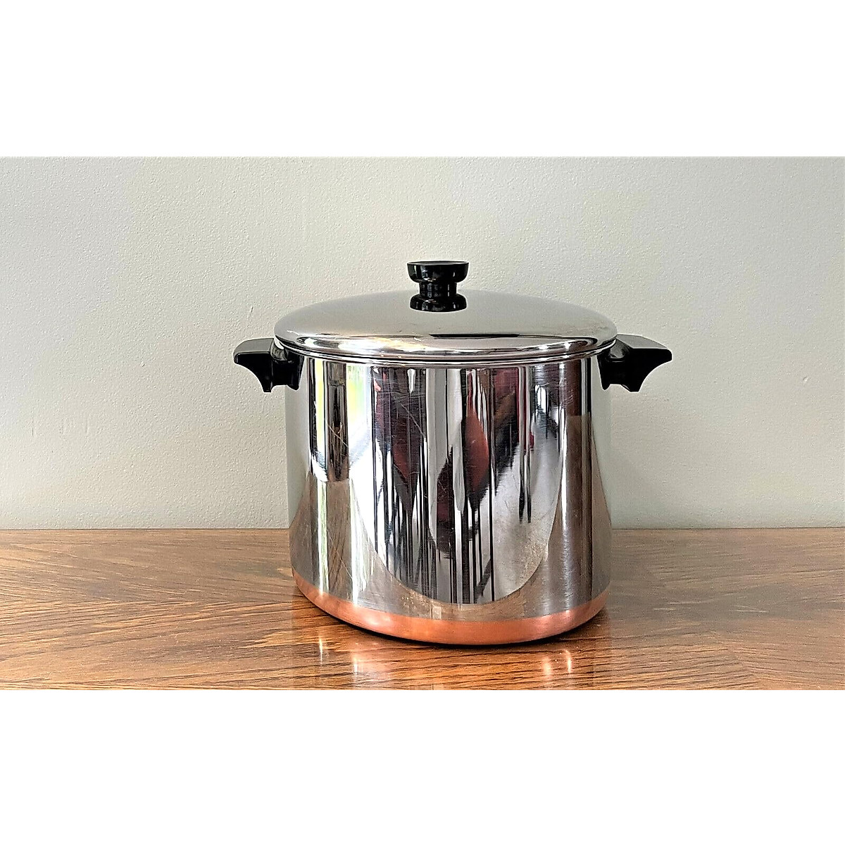 Revere Ware 8 Quart Qt. Copper Bottom Stockpot Stock Pot