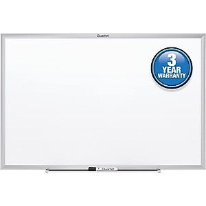Quartet Whiteboard, Non-Magnetic Dry Erase White Board, 8' x 4', Total Erase, Silver Aluminum Frame (S538)