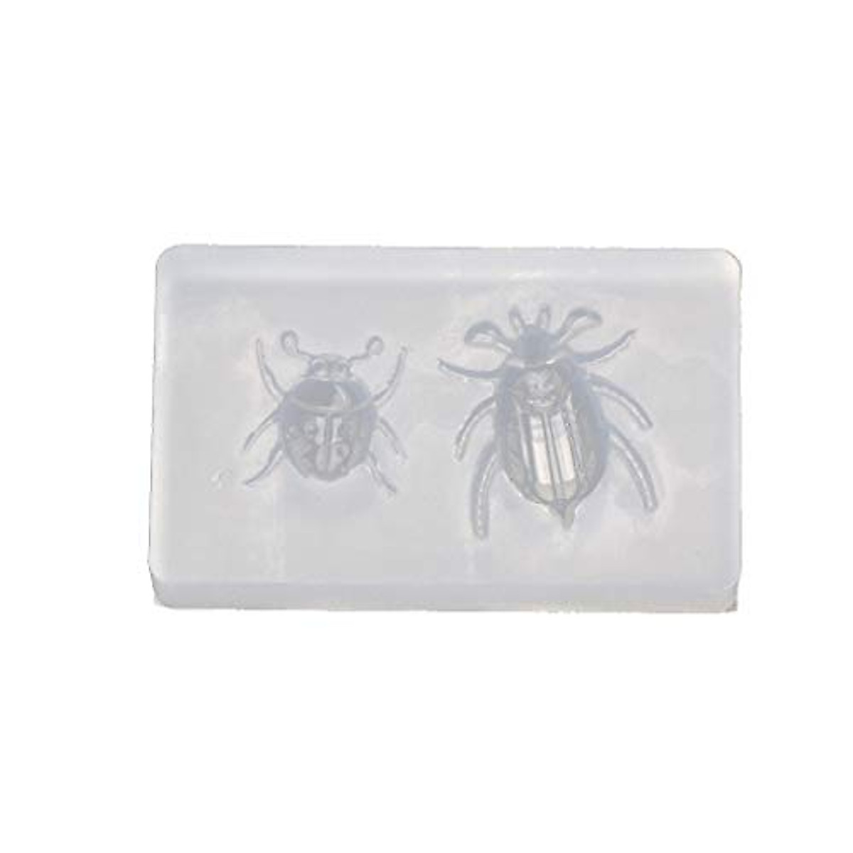 HELYZQ Cute Ladybug Beetle Pendant Insect Resin Silicone Mold Jewelry Making Tools