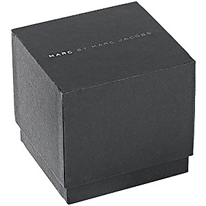 Marc by Marc Jacobs Women's MBM1329 Baker Stainless Steel Watch with Blue Leather Band
