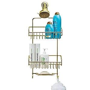 Better Houseware Extra Large Shower Caddy - Gold
