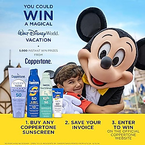 Coppertone Glow with Shimmer Sunscreen Spray, Water Resistant , Broad Spectrum, SPF 50, 5 Oz