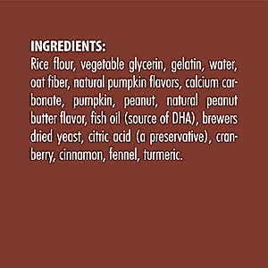 N-Bone Puppy Teething Rings Dental Chews for Dogs Pumpkin Flavor Harvest Version, 6 Counts, 7.2-oz Bag