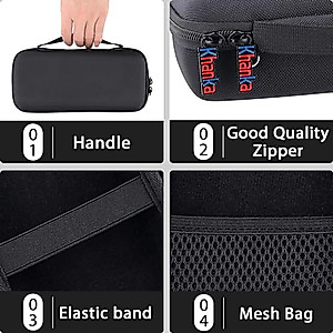 Khanka Hard Travel Case Replacement for Bose SoundLink Flex Bluetooth Portable Speaker (Black)