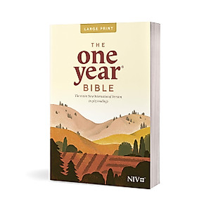 The One Year Bible NIV, Large Print Thinline Edition (Softcover)