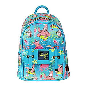 SpongeBob 11" Faux Leather Mini Backpack Featuring Patrick - A21344