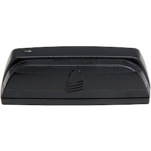MagTek 21073062 Dynamag Magnesafe Triple Track Magnetic Stripe Swipe Reader with 6' USB Interface Cable, 5V, Black