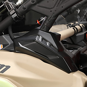 HAKA TOUGH Rear Cage Trim Plastic Cover for 2017-2022 Can Am Maverick X3 / X3 Max, C Pillar Protection Shield Guard Plate Accessories Replace OEM # 705010335,705010336 (LH & RH)