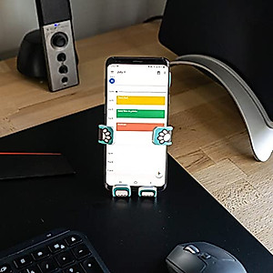 Hug Buddy Boston Terrier Dog Air Vent Car Phone Holder, Adjustable, Universal Fit, Cell Phone Mount Compatible with iPhone, Samsung Galaxy, LG, Google, Nexus 5X, Moto, Black and Other Smartphones