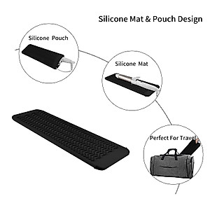EIOKIT 2 Pack Silicone Heat Resistant Travel Pouch for Straighteners, Crimpers, Curling Wands, Flat Irons and Hot Hair Styling Tools