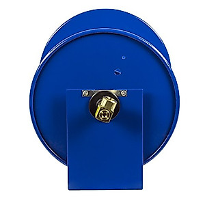Coxreels 112-3-100 Hand Crank Hose Reel | Spool for Coiling Hoses and Cables | Rotating Storage Reel with Hand Crank | Steel Hose Reel | Fits 3/8'' x 100' Hose | 12” x 18.25” x 13”
