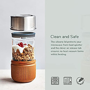 BLACK + BLUM Leakproof Meal Prep Lunch Box Food Container, Almond, 450 ml/ 15 fl oz