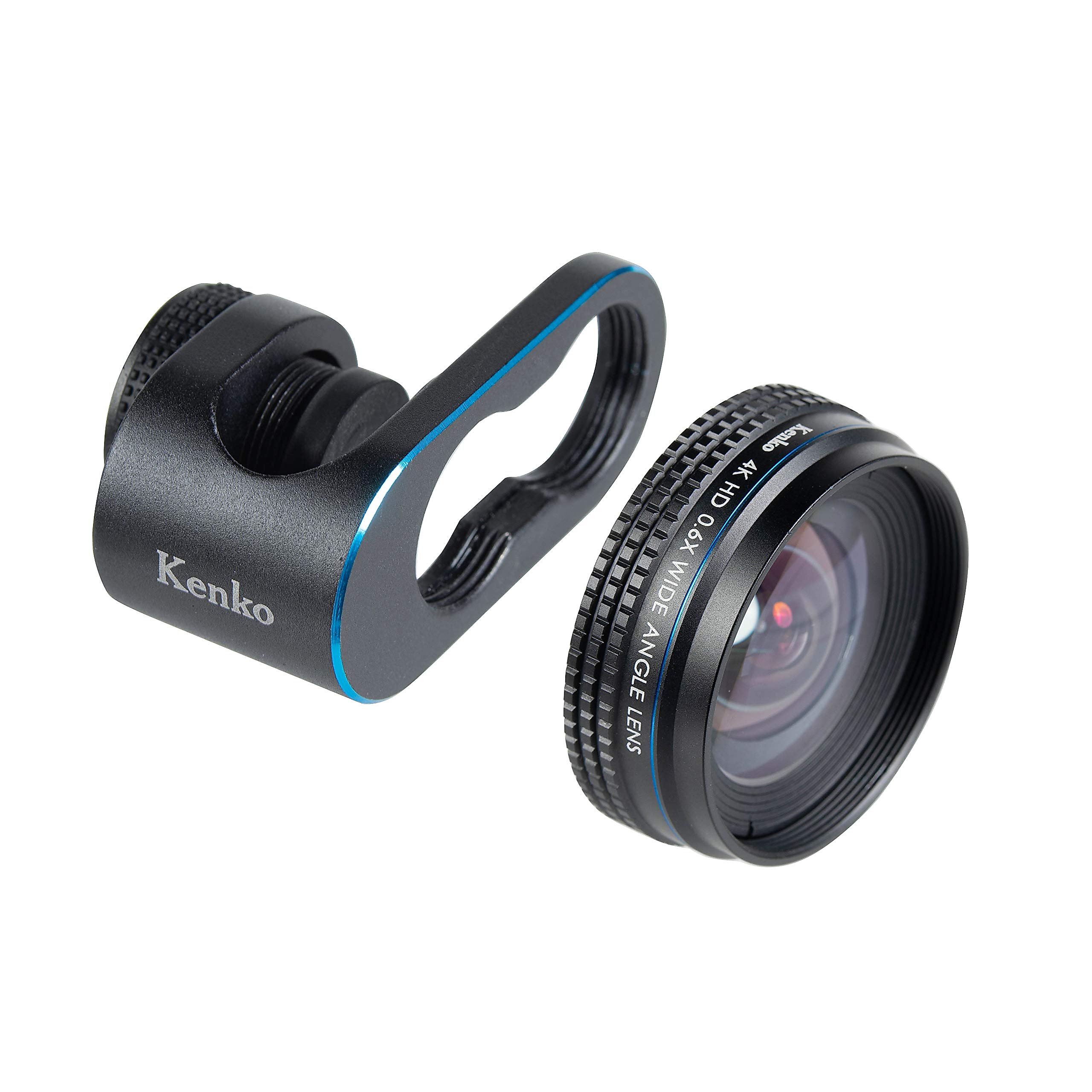 Kenko Real Pro KE-RP065WM Clip Wide 0.65x and Macro Lens for Smartphone/Tablet/Notebook Black