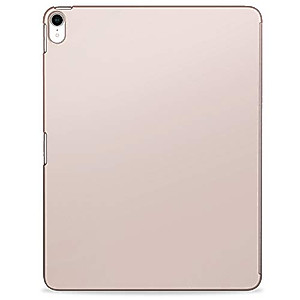 KHOMO iPad Pro 12.9 Inch Case 3rd Generation (Released 2018) - Dual Rose Gold Super Slim Cover with Rubberized Back and Smart Feature