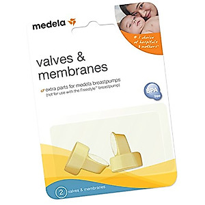 Medela Spare Valves and Membranes, 2 Sets, Authentic Medela Replacement Parts Designed for All Medela Breast Pumps Except Sonata and Freestyle, Made Without BPA